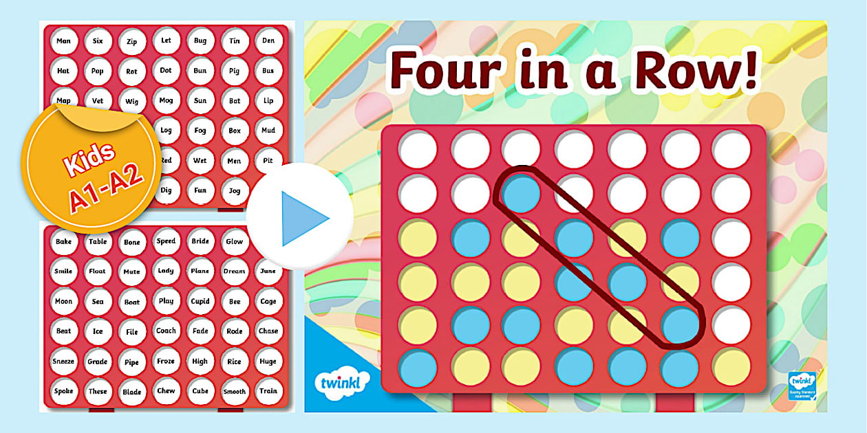 ESL Four in a Row Phonics Edition (teacher made) - Twinkl