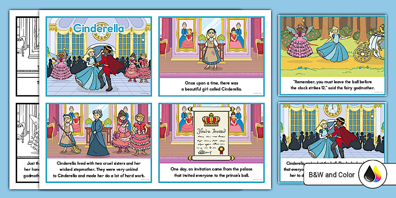 Cinderella Story Cards (teacher made) - Twinkl