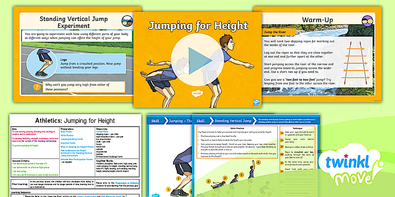 High Jump Lesson Plan - Year 5 Athletics - Twinkl Move PE