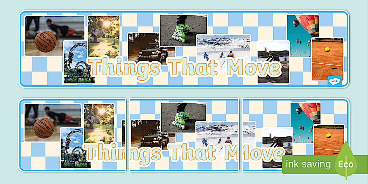 Things That Move Photo Display Banner (l'enseignant a fait)