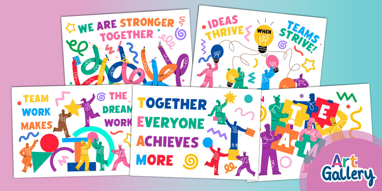 Team Poster Pack (teacher made) - Twinkl