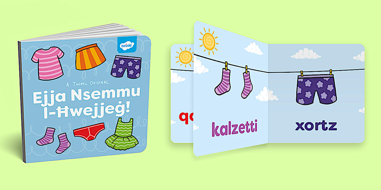 Ejja Nsemmu l-Ħwejjeġ ebook! (teacher made) - Twinkl