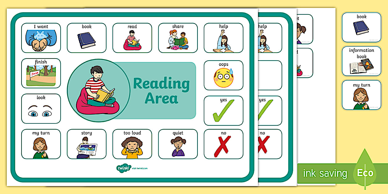 👉 EYFS Reading Area Communication Mat (teacher made)