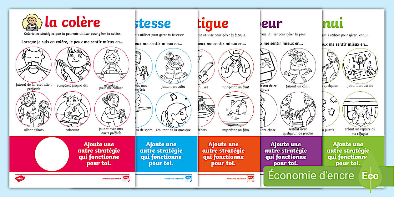 Activité sur la gestion des émotions