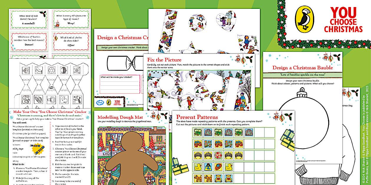 You Choose Christmas: Christmas Craft Activity Pack