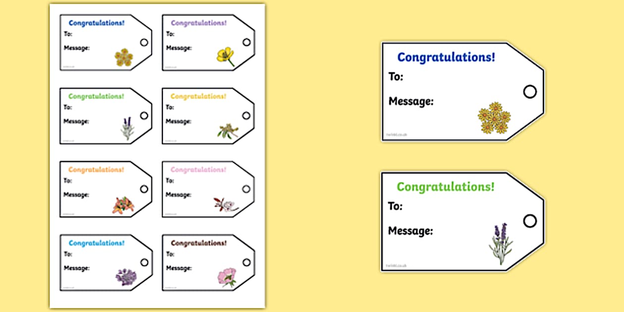 Editable Role Play Label - Present Tags (teacher made)