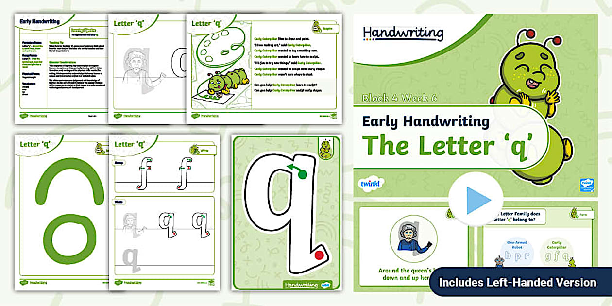 Early Handwriting Block 4 Week 6