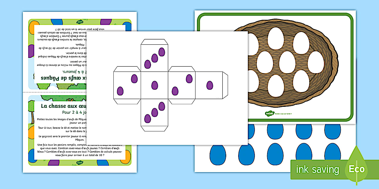 Pack : Chasse aux oeufs de Pâques (teacher made) - Twinkl