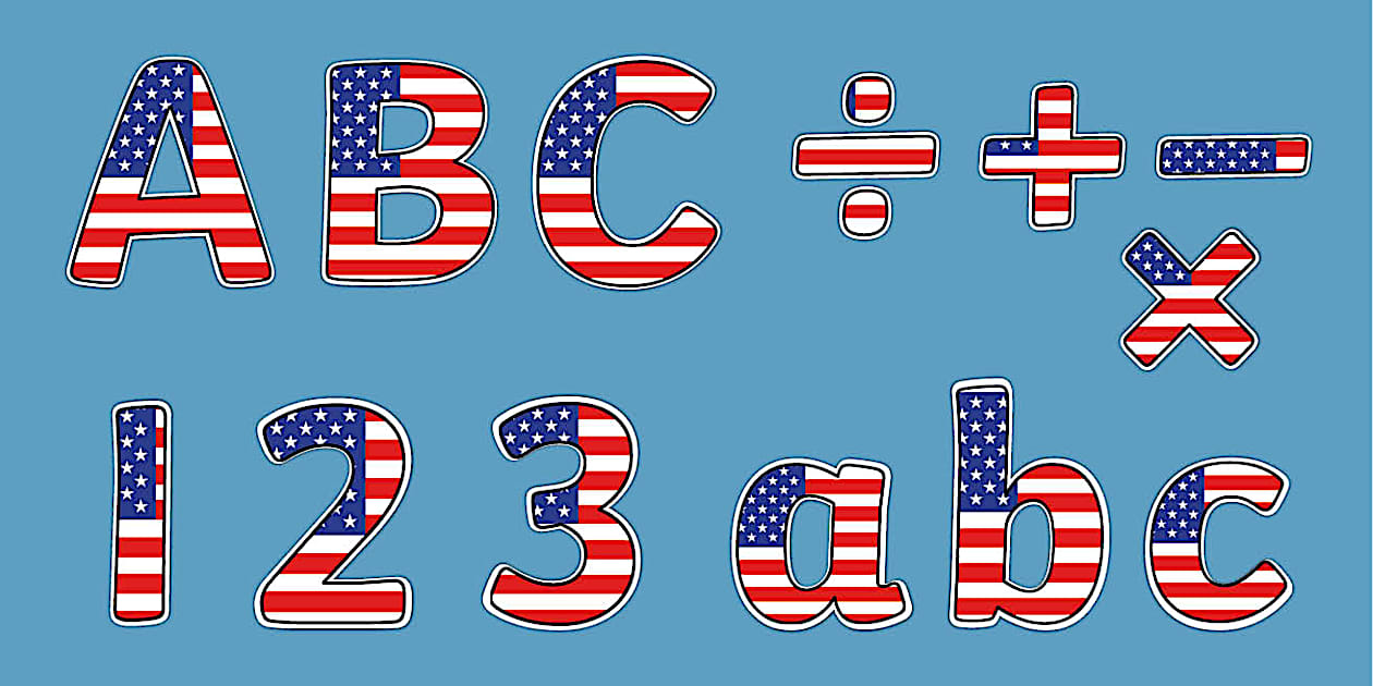 United States Display Lettering (Teacher-Made) - Twinkl