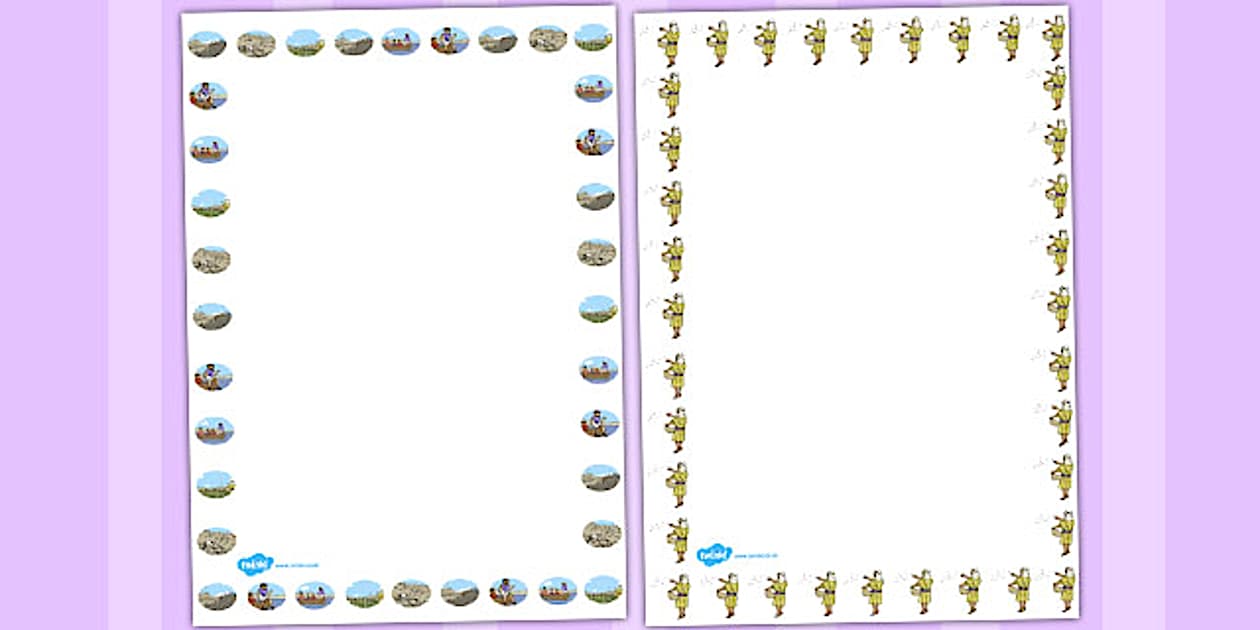 Editable The Sower and the Seeds Page Borders - Twinkl