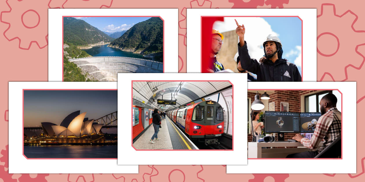 STEM Jobs: Civil Engineer Display Photos (teacher made)