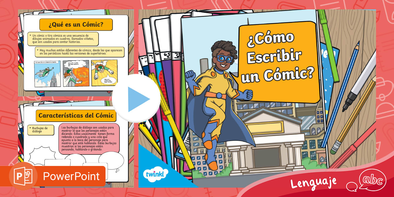 Cómic | Cómo Escribir | Escritura Creativa | PPT | Lenguaje