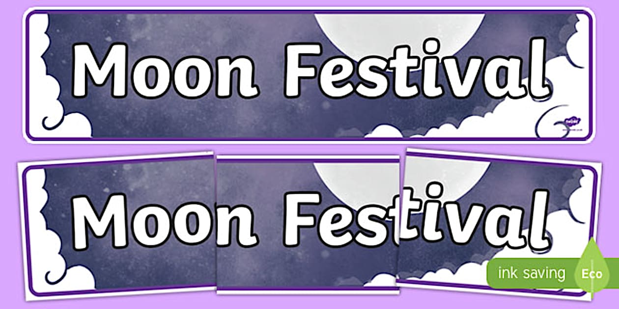 Moon Festival Display Banner (teacher made) - Twinkl