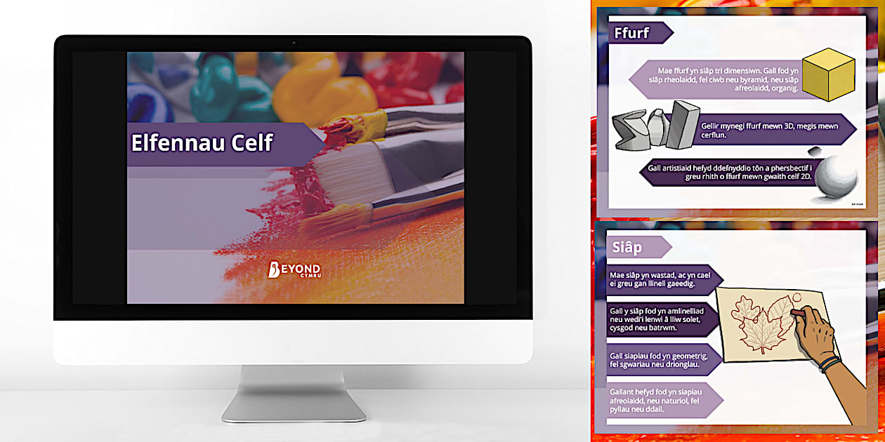 Beyond Cymru: Cyflwyniad i Elfennau Celf (Teacher-Made)