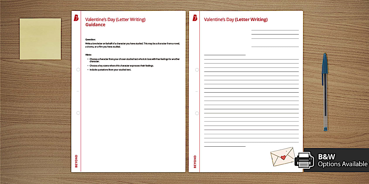 Valentine's Day Letter Writing