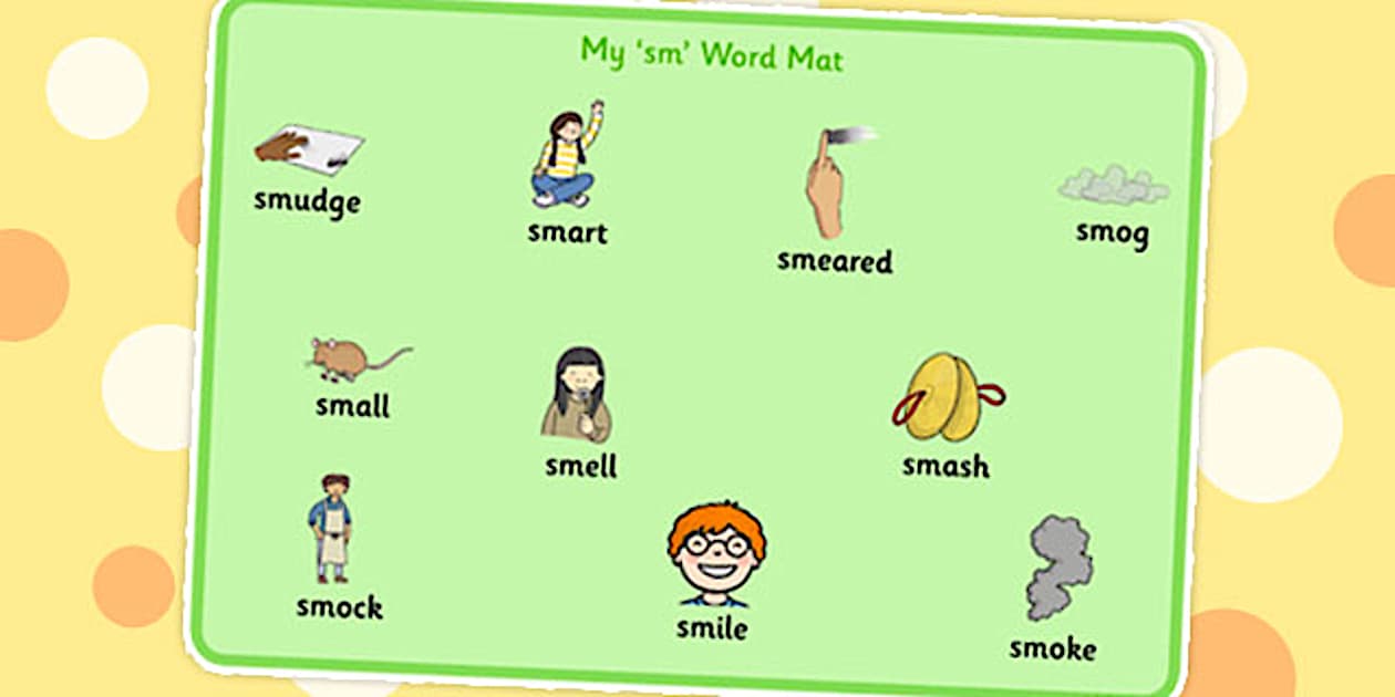 Cursive SM Word Mat (professor feito) - Twinkl