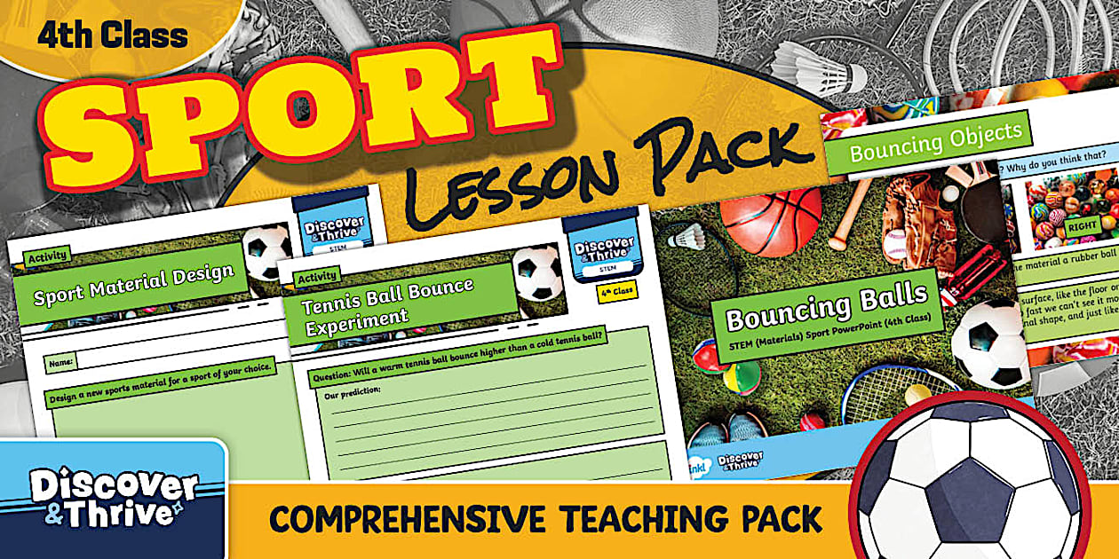 STEM Sport Lesson Pack for 4th Class