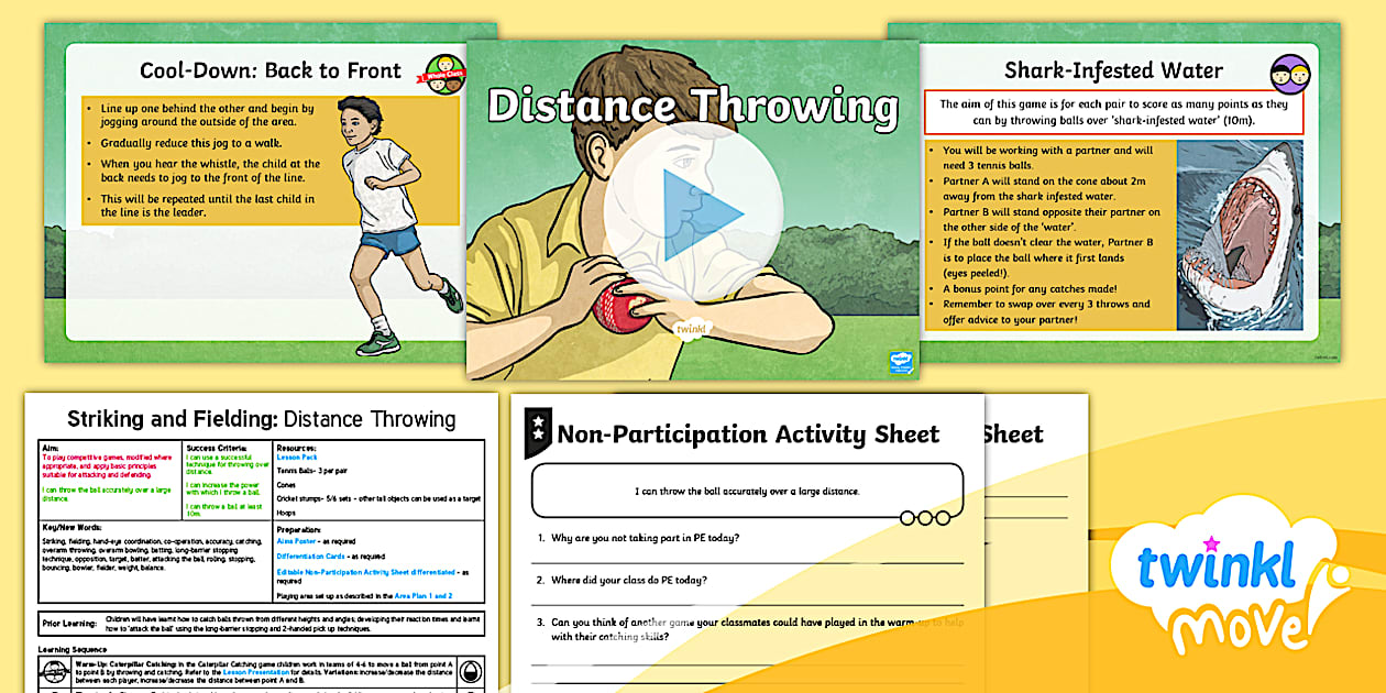 Throwing for Distance PE Lesson | Year 6 | Twinkl PE