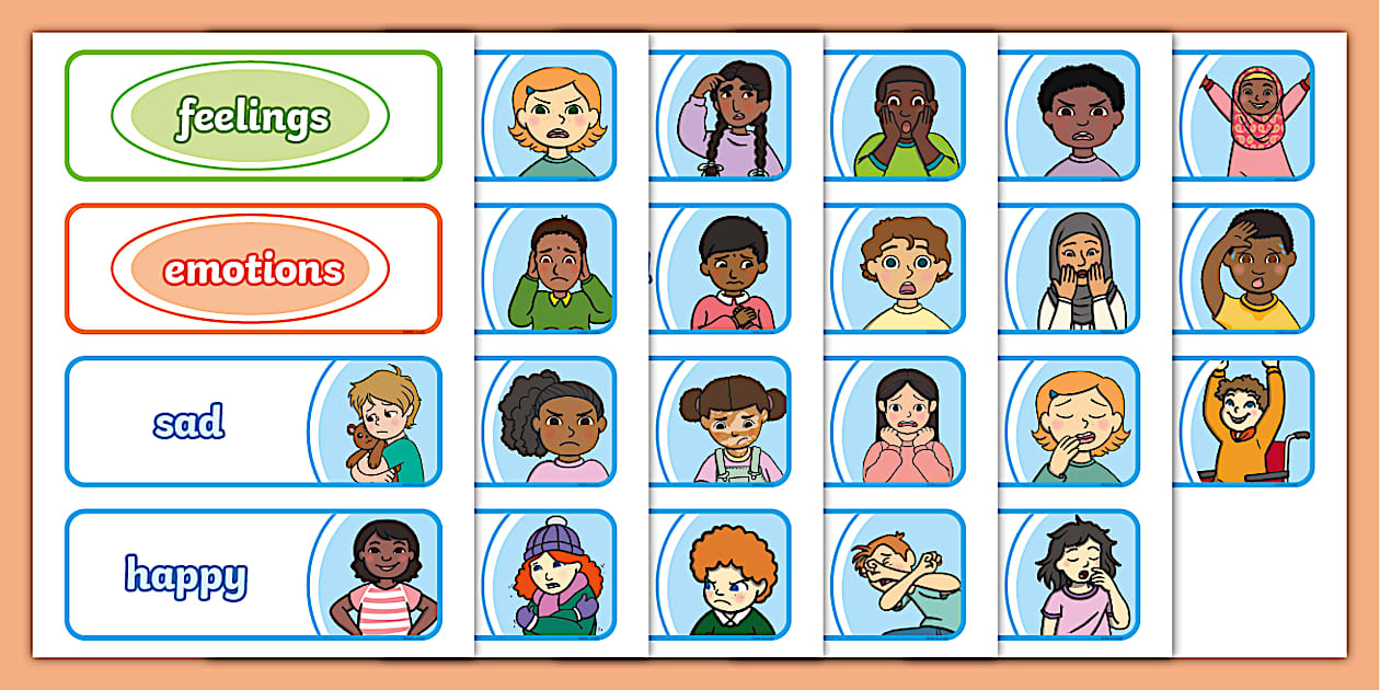 Printable Emotion Cards For Kids | Twinkl Resources