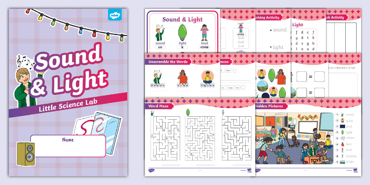 [초등영어 방학특강] 꼬마 과학자 연구소: 소리와 빛 Little Science Lab: Sound and Light