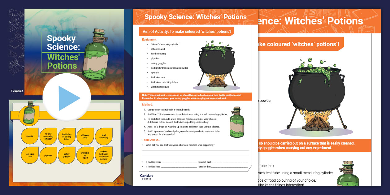 Spooky Science: Witches' Potions (teacher made) - Twinkl
