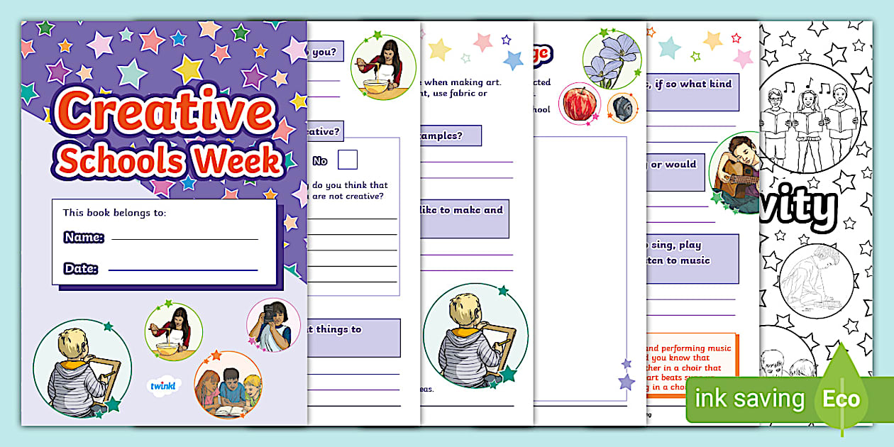 Creative Schools Week Activity Booklet (teacher made)