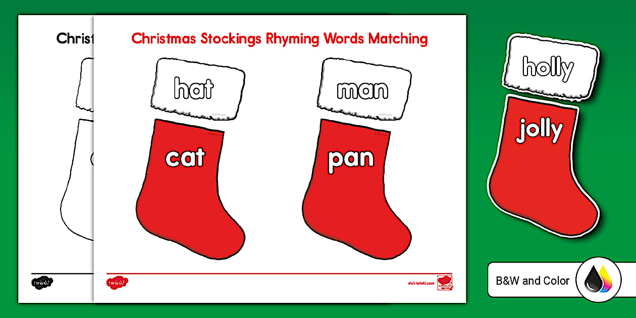 Christmas Rhymes | ELA | Twinkl USA (professor feito)