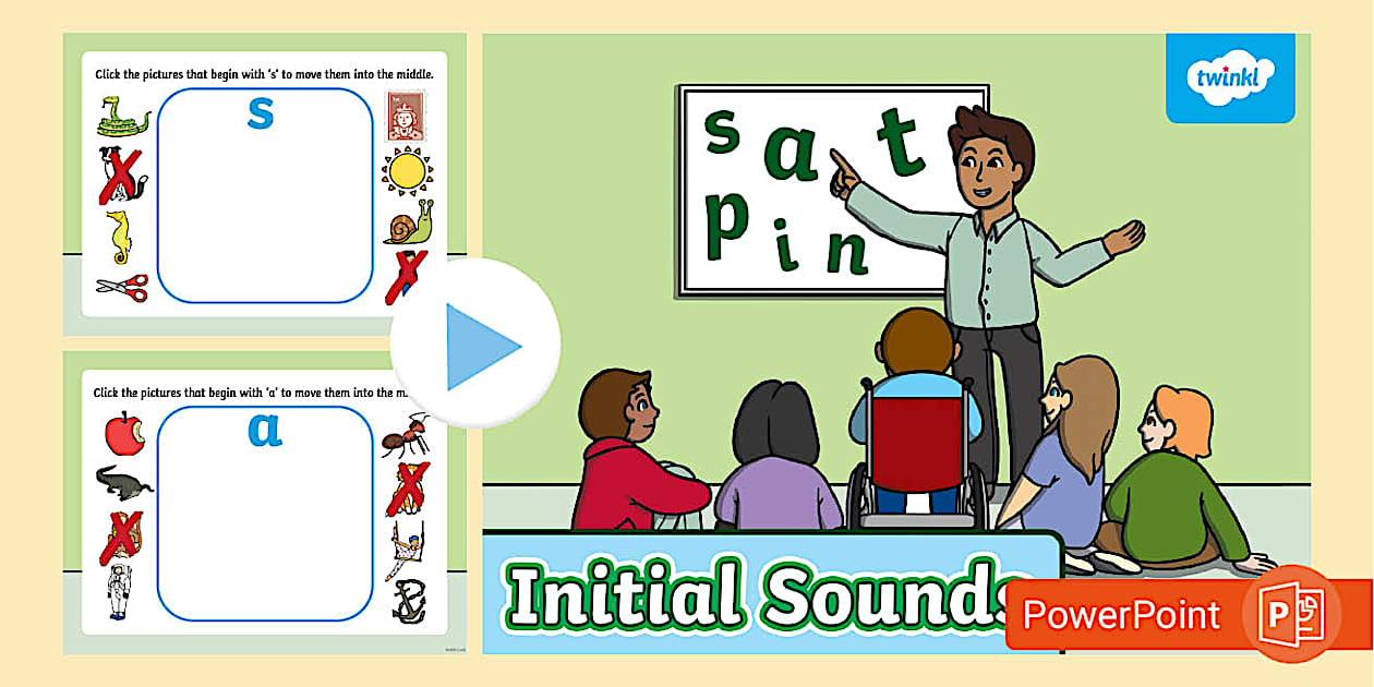 UAE Initial Sounds Game PowerPoint (teacher made) - Twinkl