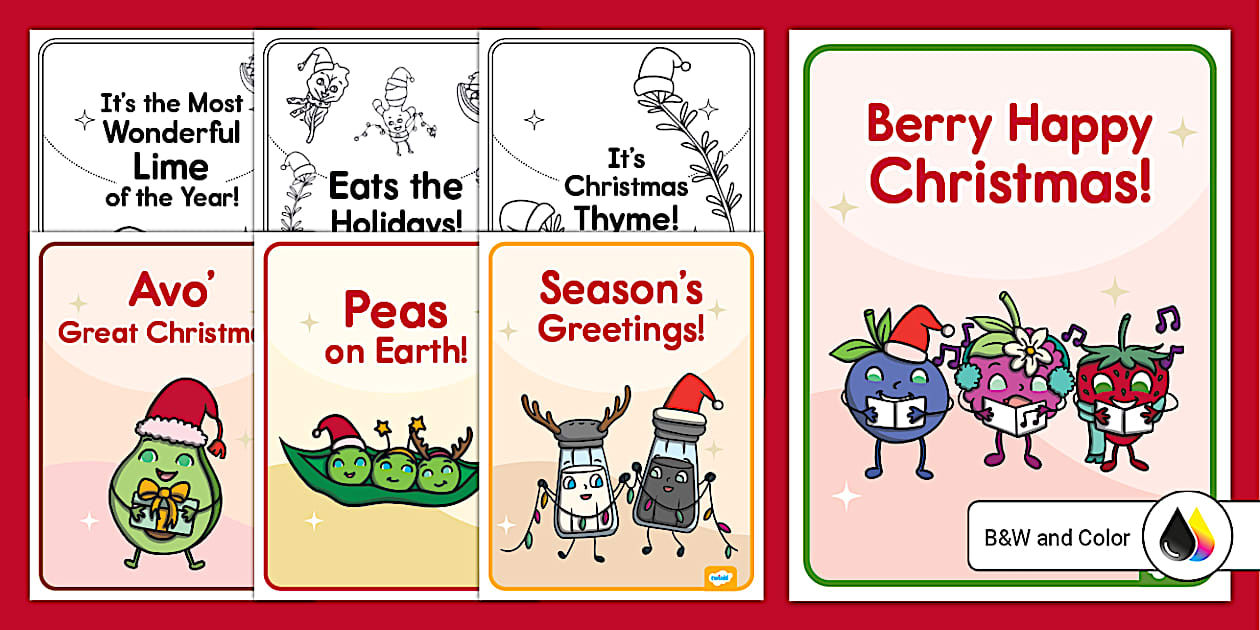 Christmas Puns Poster Set (teacher made) - Twinkl