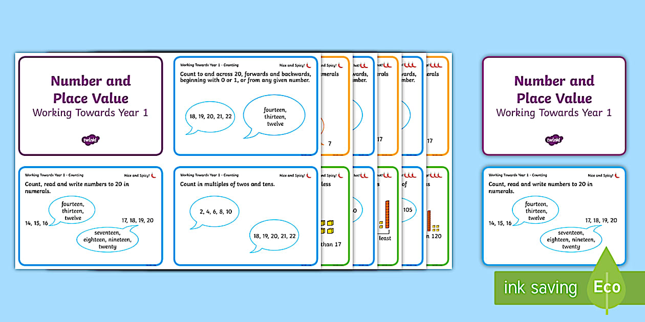 Year 1 Maths Place Value Chilli Challenge Cards - Twinkl