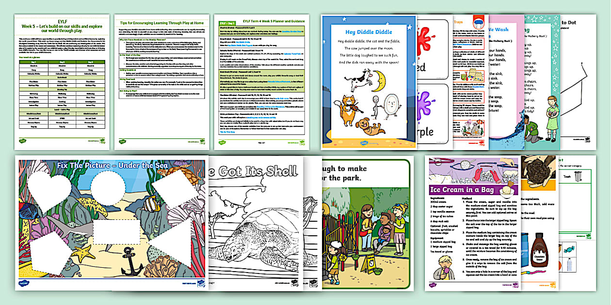 EYLF Term 4 Week 5 Remote Home Learning Pack