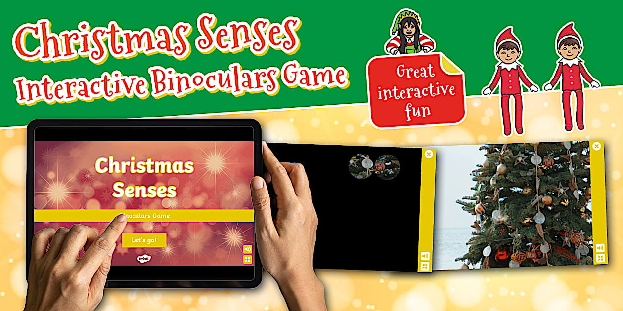Christmas Senses Interactive Binoculars Game