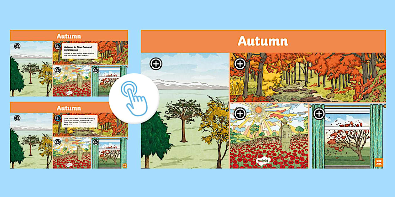 Autumn in New Zealand Interactive Hotspot
