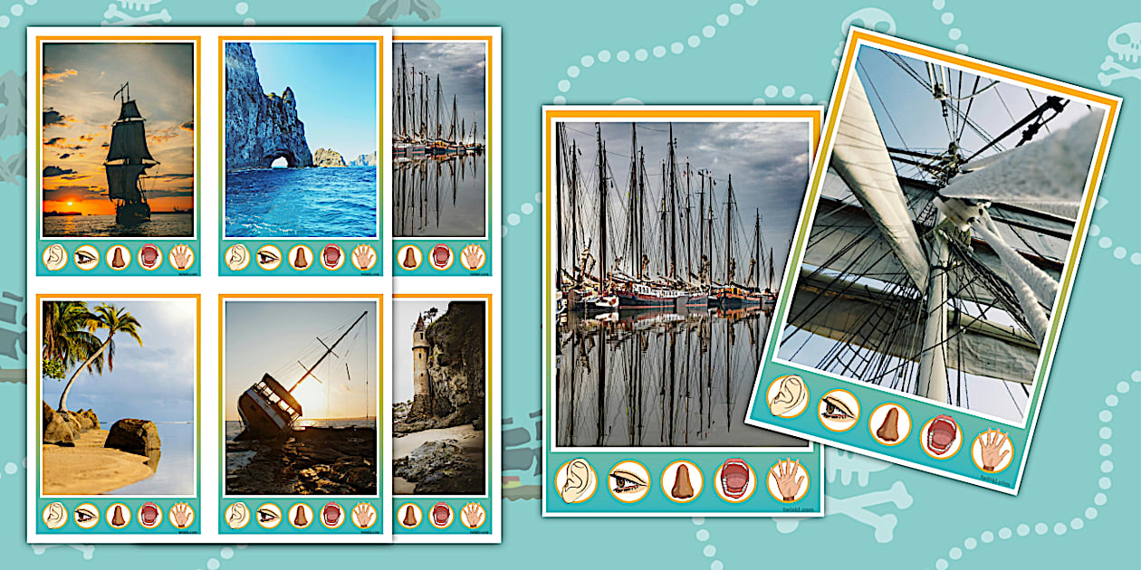 Pirate Story Setting Photo Prompt Cards