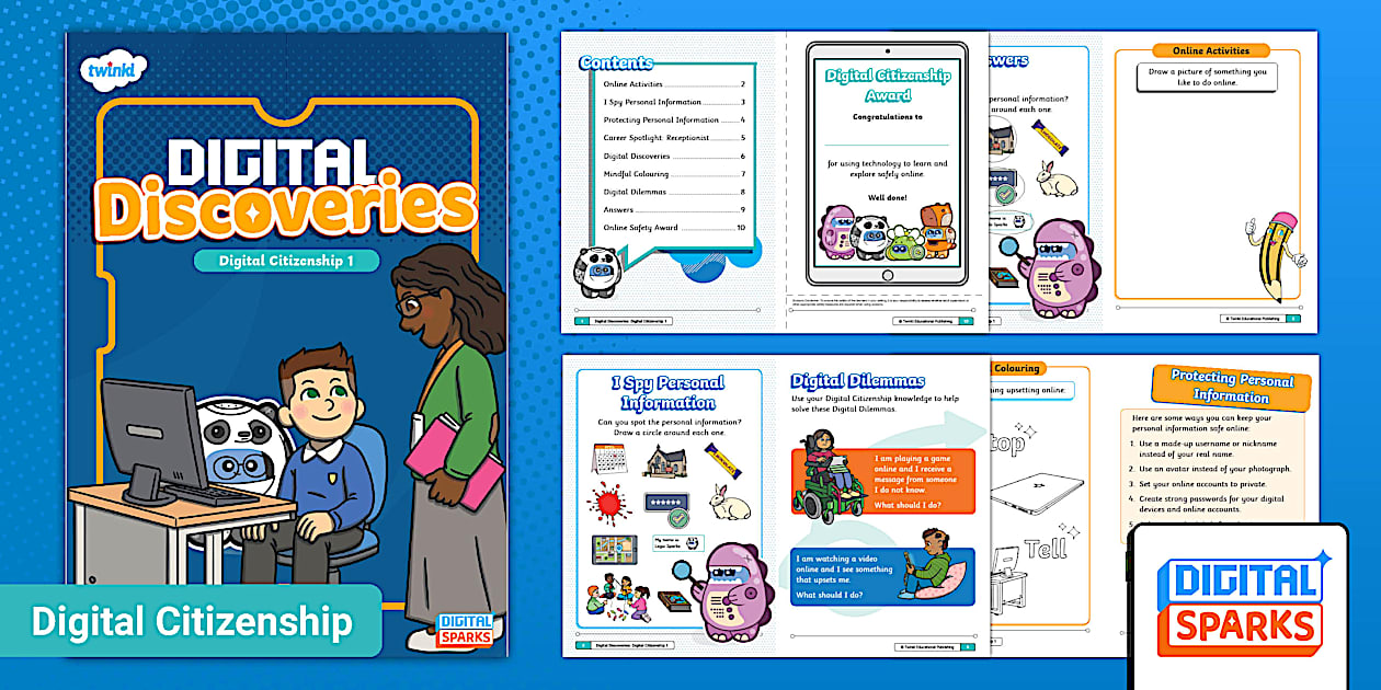 Digital Sparks: Digital Citizenship 1: Digital Discoveries Magazine
