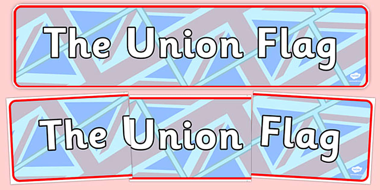 Dyslexic The Union Flag Display Banner (teacher made)