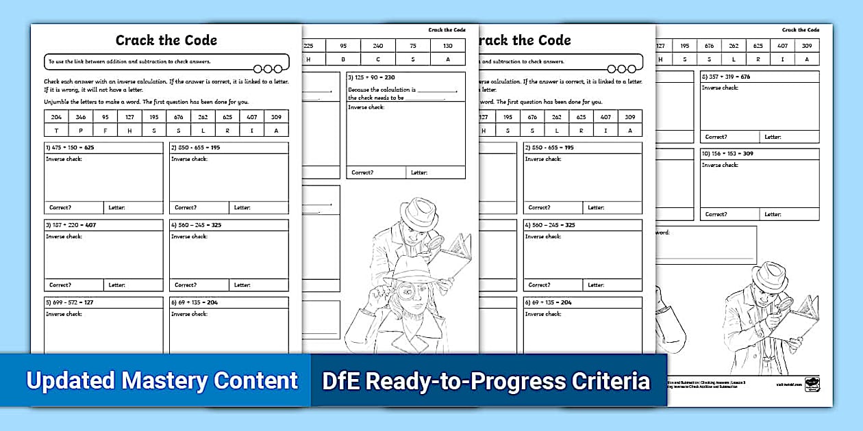 👉 How can I help children to use the inverse to check answers?
