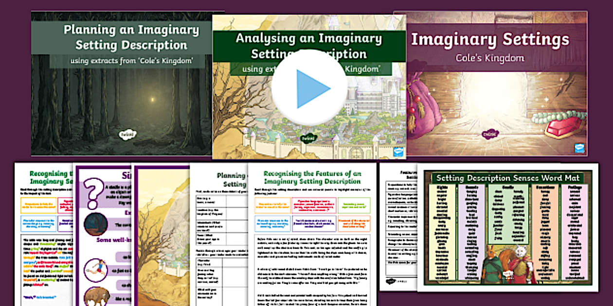 Writing an Imaginary Setting Description Resource Pack