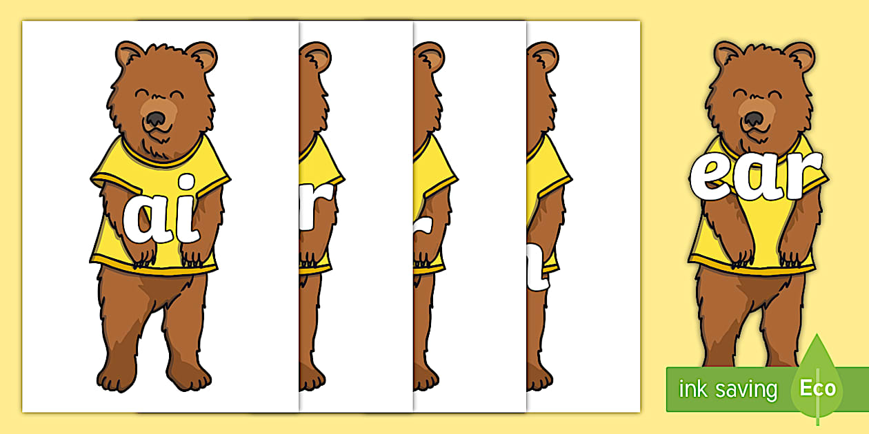 Phoneme Set on Little Bear (Teacher-Made) - Twinkl