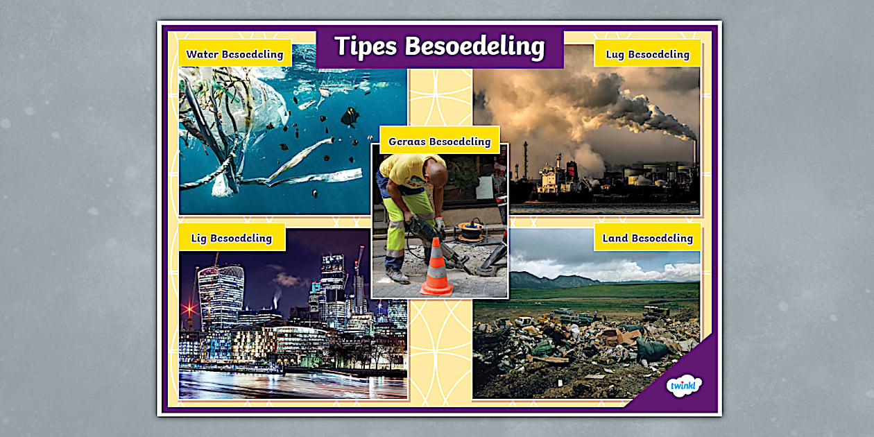 Besoedeling Plakkaat | Twinkl Suid-Afrika (teacher made)