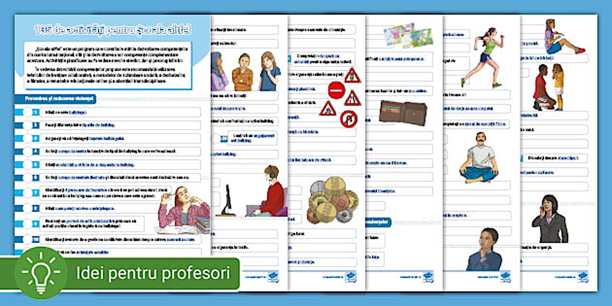 FREE! - 135 de activități pentru Școala altfel Idei pentru profesori