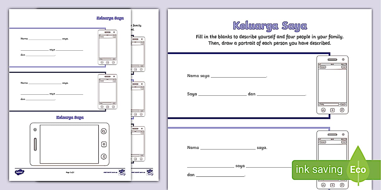 Describing My Family - Indonesian Adjectives