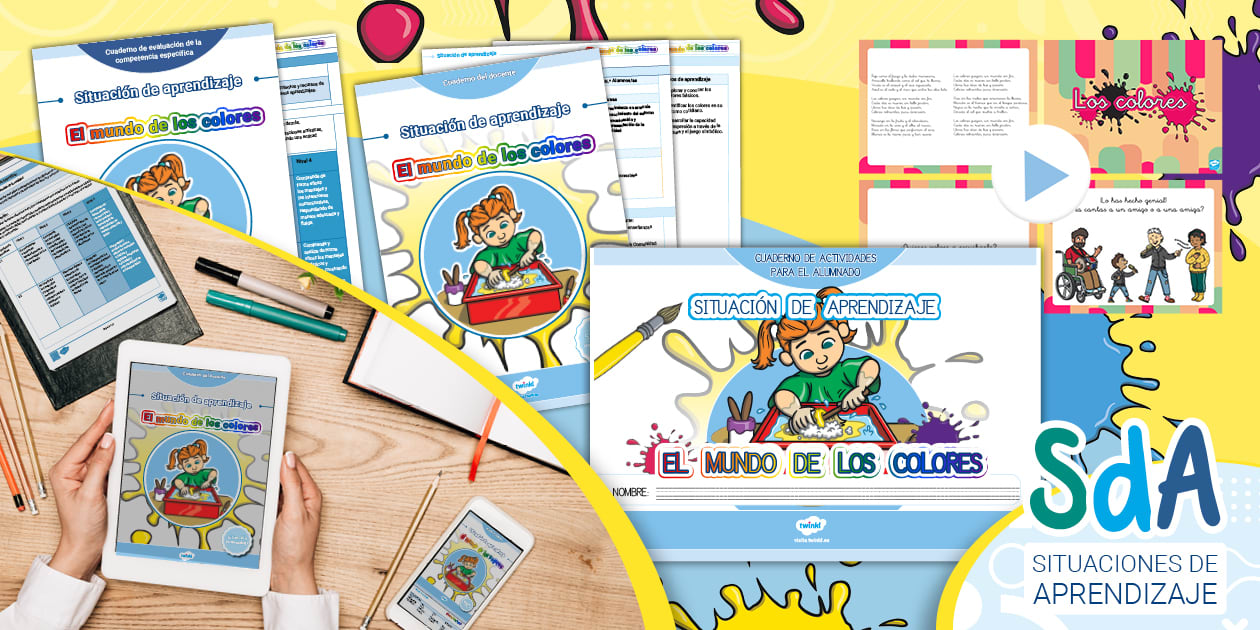 Situación de aprendizaje: El mundo de los colores - Educación Infantil