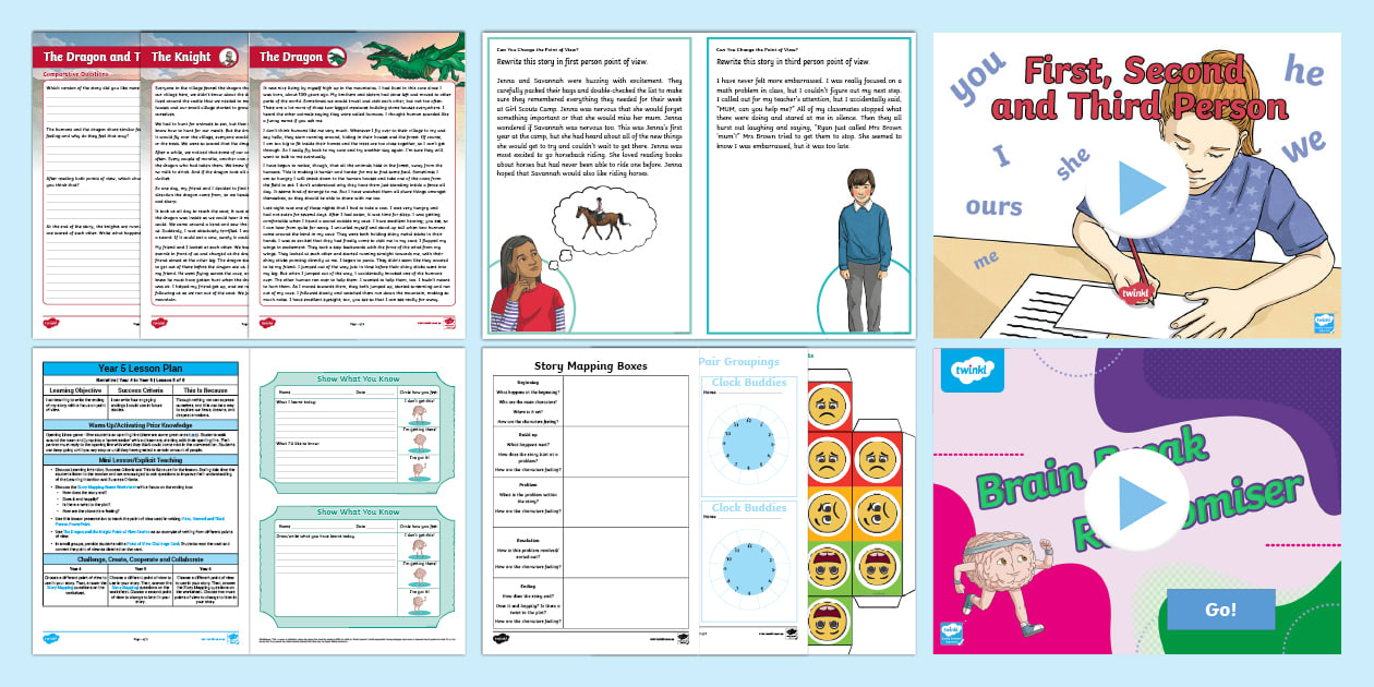 Year 5 Inclusion Narrative Differentiated Lesson Plan 5
