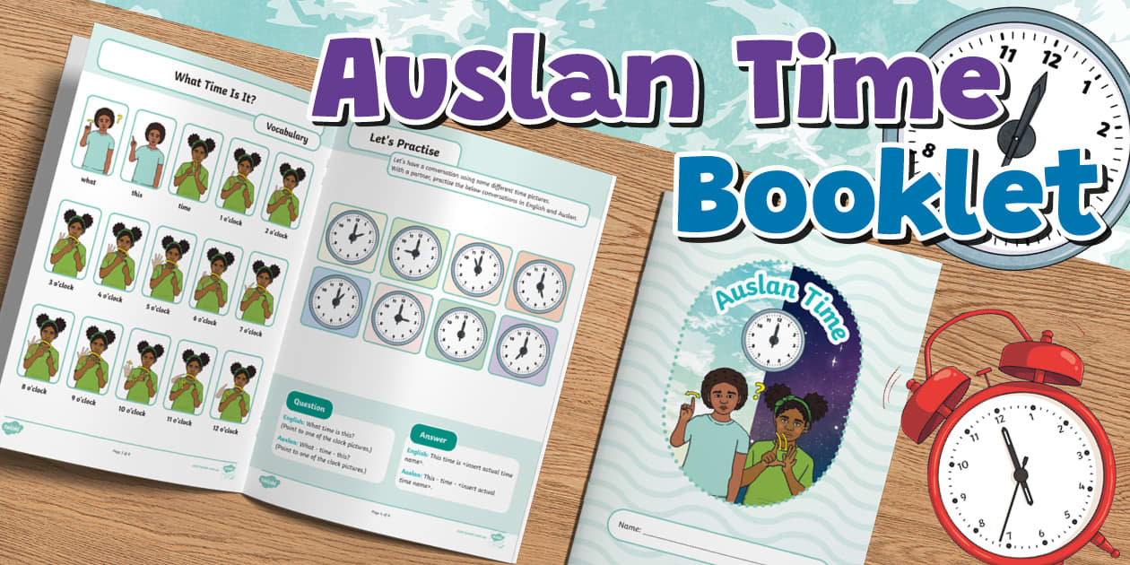 Auslan Booklet - Time