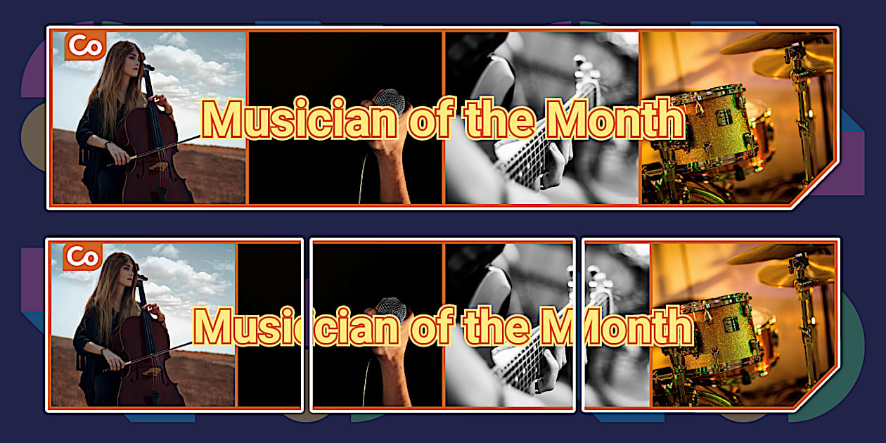 Musician of the Month Display Banner (teacher made) - Twinkl