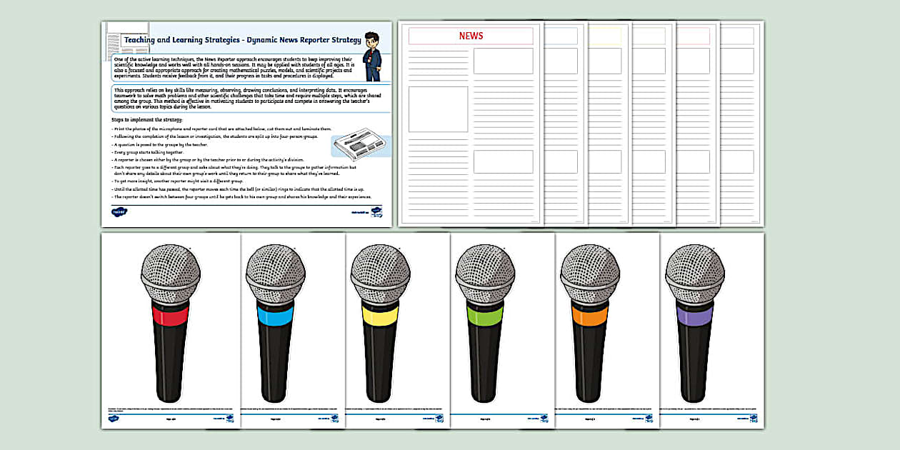 Teaching and Learning Strategy - Dynamic News Reporter