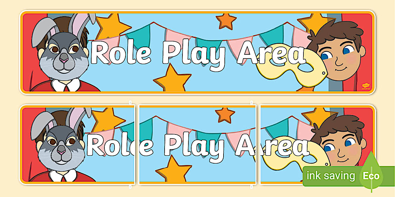 👉 Kids Role Play Area - Classroom Area Signs - Twinkl