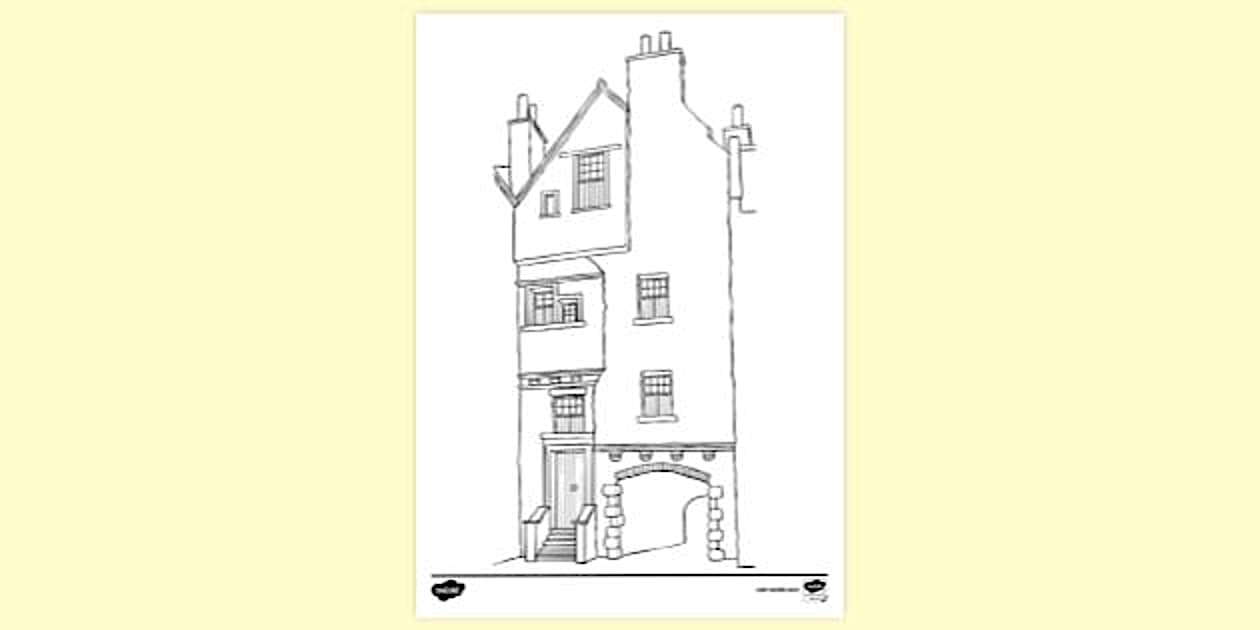 Edinburgh Merchants House Colouring Sheet | Colouring Sheets