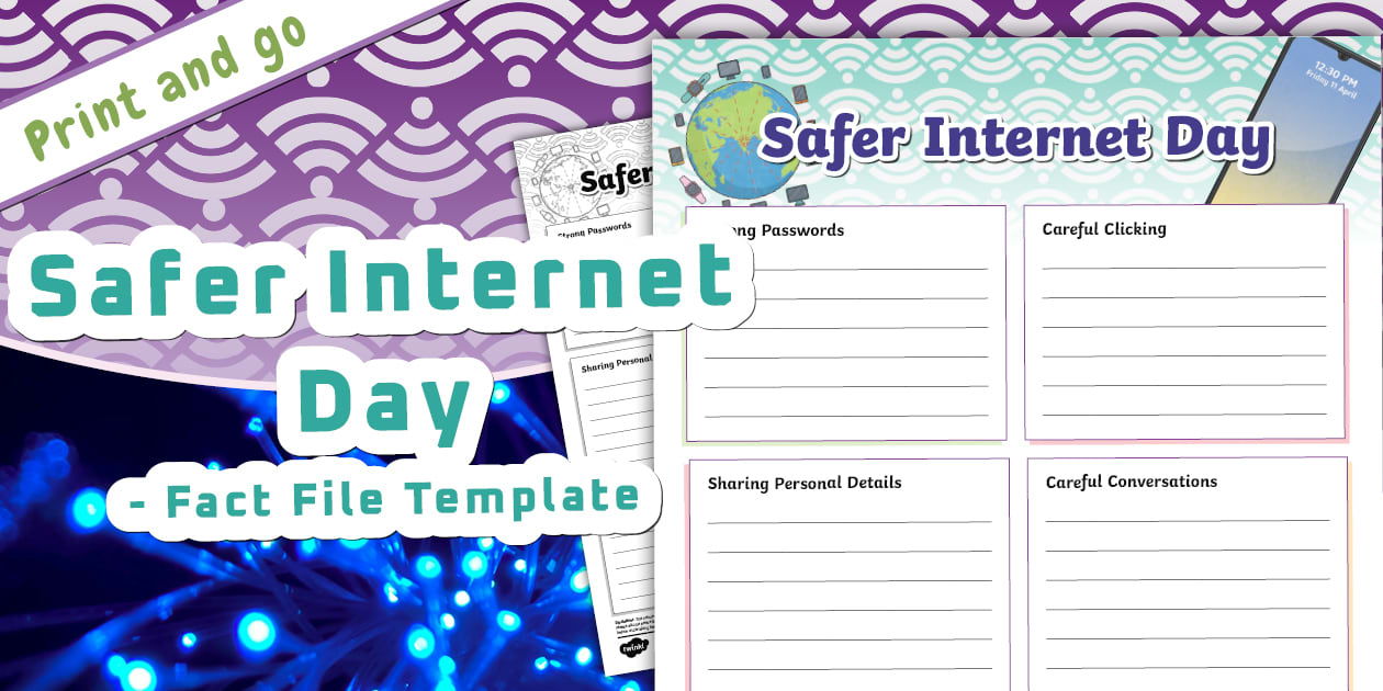Safer Internet Day - Fact File Template